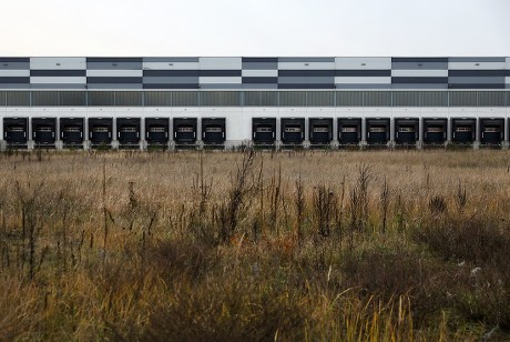 Loading Docks Warehouse Freienbrink Industrial Park Editorial Stock ...