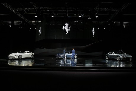 Ferrari Roma Car Unveiled Rome Italy Editorial Stock Photo - Stock ...