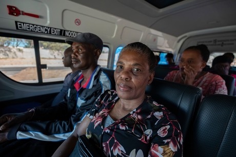 Commuters Ride Minibus Taxi Cape Town Editorial Stock Photo - Stock ...