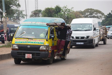 Commuters Disembark Minibus Taxi Harare Zimbabwe Editorial Stock Photo ...
