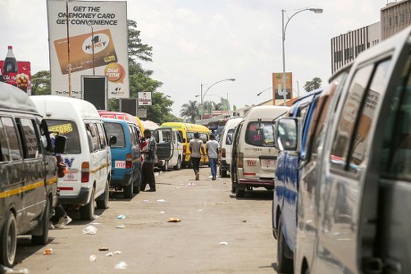 Taxis Wait Passengers Taxi Rank Harare Editorial Stock Photo - Stock ...