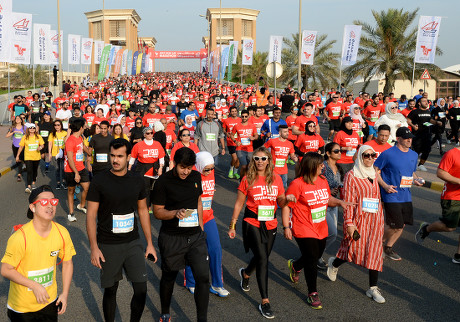 Gulf Bank 642 Marathon in Kuwait City - 16 Nov 2019 Stock Pictures ...