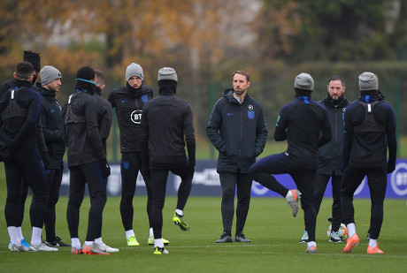 England Training, Football, Watford Training Ground, London Colney, UK ...
