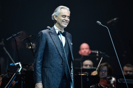 Italian Opera Singer Andrea Bocelli Performs Editorial Stock Photo ...