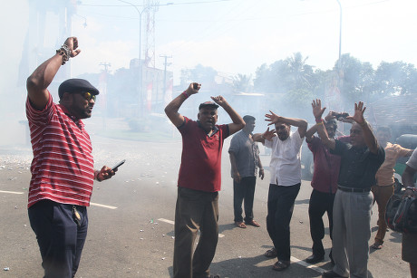 Supporters Sri Lankas Presidentelect Gotabaya Rajapaksa Editorial Stock ...