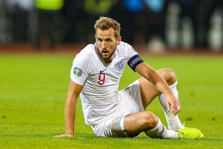 England Forward Harry Kane On Ground Editorial Stock Photo - Stock ...