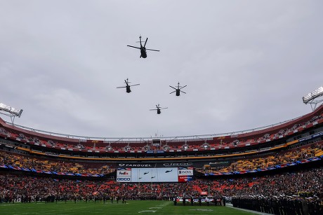 Us Military Helicopters Participate Salute Service Editorial Stock ...