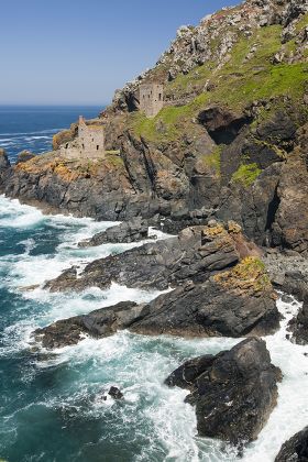 Famous Crown Tin Mine Bottallack On Editorial Stock Photo - Stock Image ...