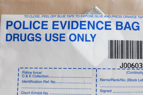 Police Evidence Bags Illegal Drugs Editorial Stock Photo - Stock Image ...