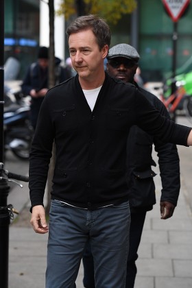 Edward Norton Bbc Radio 6 Studios Editorial Stock Photo - Stock Image ...