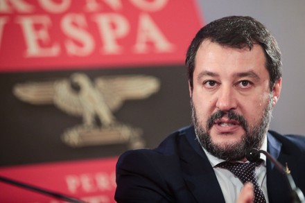 Italian Lega Party Leader Matteo Salvini Editorial Stock Photo - Stock ...