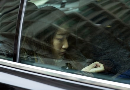 Student Inyoung You C Sits Car Editorial Stock Photo - Stock Image ...