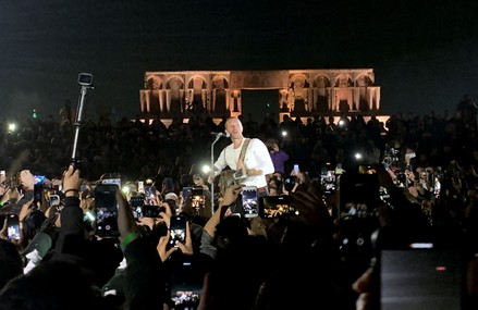 Coldplay perform for album launch in Amman, Jordan - 23 Nov 2019 Stock ...
