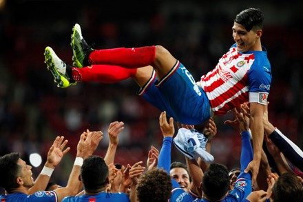 Chivas Player Thrwo Their Teammate Alan Editorial Stock Photo - Stock ...