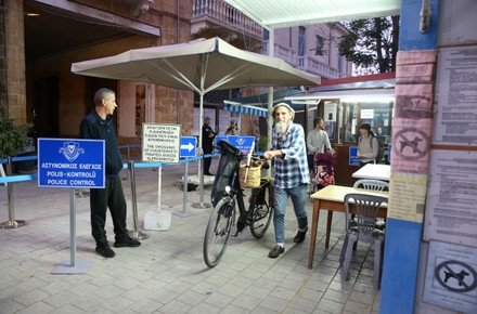 People Cross Ledra Street Checkpoint Next Editorial Stock Photo - Stock ...