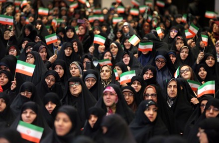Iranian Basiji Women Attend Ceremony On Editorial Stock Photo - Stock ...