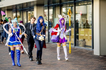 Cosplayers Utrecht Comic Con Editorial Stock Photo - Stock Image ...
