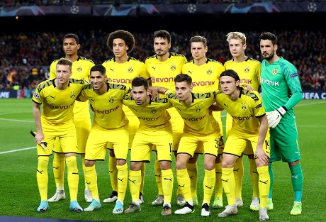 Borussia Dortmund Starting Xi Team Photo Editorial Stock Photo - Stock ...