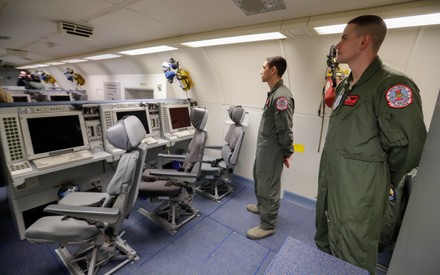 Interior View Boeing Awacs During Presentation Editorial Stock Photo ...