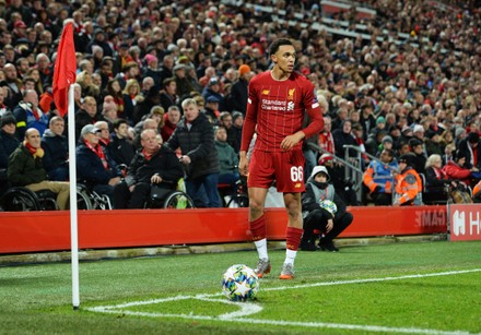 Trent Alexanderarnold Liverpool Prepares Take Corner Editorial Stock ...
