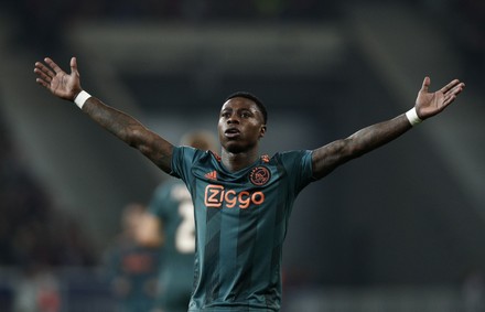 Quincy Promes Ajax Celebrates Scoring During Editorial Stock Photo ...