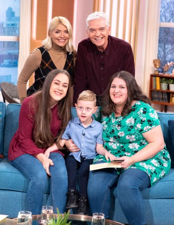 Phillip Schofield Holly Willoughby Jade Kilduff Editorial Stock Photo ...