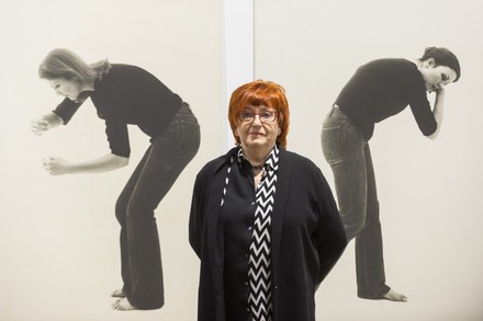 Austrian Artist Valie Export Poses Her Editorial Stock Photo - Stock ...