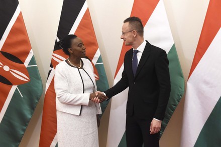 kenyan foreign minister monica juma visit hungary Stock Photos ...
