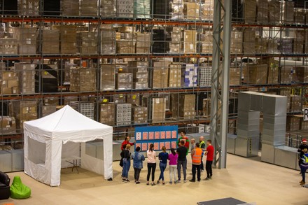 Amazon fulfilment centre, Peterborough, UK - 27 Nov 2019 Stock Pictures ...