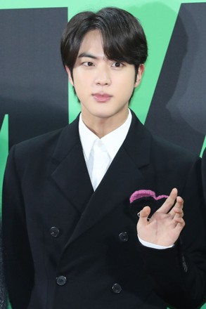 Jin Kpop Group Bts Poses Photo Editorial Stock Photo - Stock Image ...