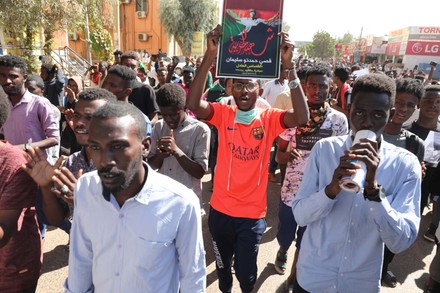 Sudanese People Celebrate After Signing Agreement Editorial Stock Photo ...