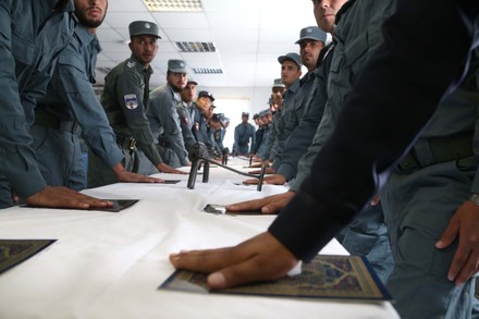 Afghan Police Officials Take Oath On Editorial Stock Photo - Stock ...