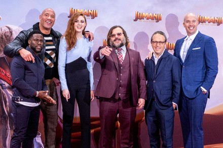 Kevin Hart Dwayne Johnson Karen Gillan Editorial Stock Photo - Stock ...