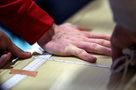 View Hand Span Measurement Editorial Stock Photo - Stock Image ...