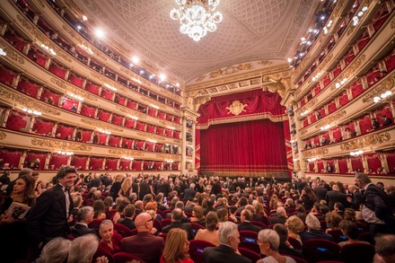 'Tosca' play opening night, Teatro alla Scala, Milan, Italy - 07 Dec ...