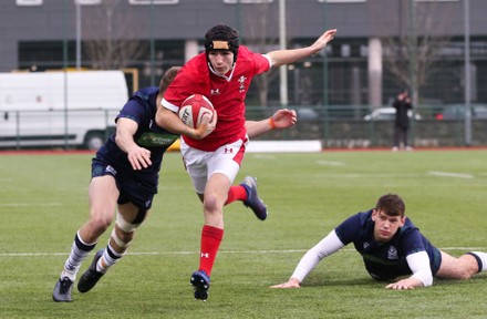 Bradley Roderick Wales Tests Scottish Defence Editorial Stock Photo ...