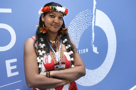 French Guianas Indigenous Members Claudette Labonte Editorial Stock ...