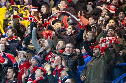 Lille Fans Celebrate Their Goal Editorial Stock Photo - Stock Image ...
