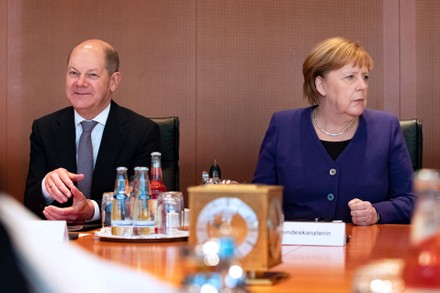 German federal cabinet meeting in Berlin, Germany - 11 Dec 2019 Stock ...