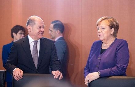German federal cabinet meeting in Berlin, Germany - 11 Dec 2019 Stock ...