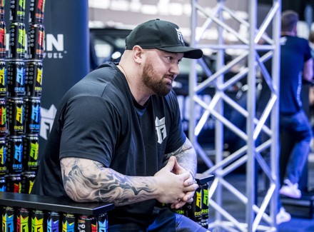 Hafthor Bjornsson Eighttime Winner Worlds Strongest Editorial Stock ...