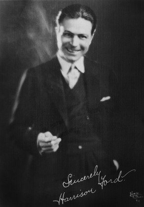 Silent Film Actor Harrison Ford Publicity Editorial Stock Photo - Stock ...