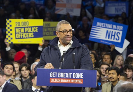 Conservative Party rally on eve of polling, London, UK - 11 Dec 2019 ...