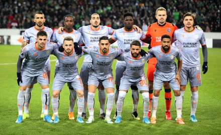 Team Istanbul Basaksehir Lines Before Uefa Editorial Stock Photo ...