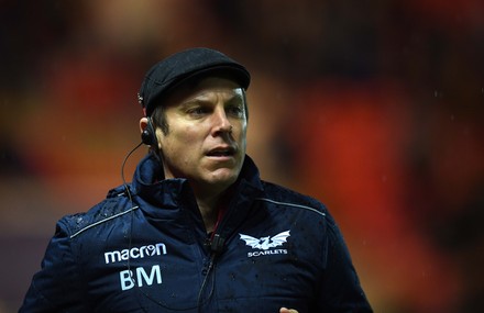 Scarlets Head Coach Brad Mooar Editorial Stock Photo - Stock Image ...