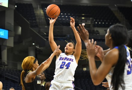 Kayla Caudle 24 Depaul Blue Demons Editorial Stock Photo - Stock Image ...