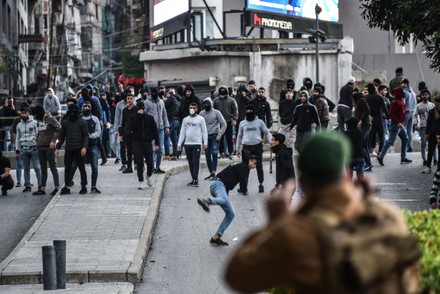 Male Residents Shia Bachoura Neighbourhood Near Editorial Stock Photo ...