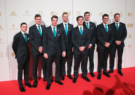 German Eight Rowing Team Members Attend Editorial Stock Photo - Stock ...