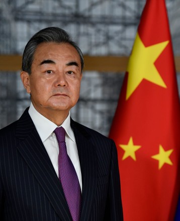 Chinese Foreign Minister Wang Yi Looks Editorial Stock Photo - Stock ...