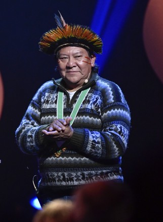 Davi Kopenawa Hutukara Yanomami Association Brazil Editorial Stock ...